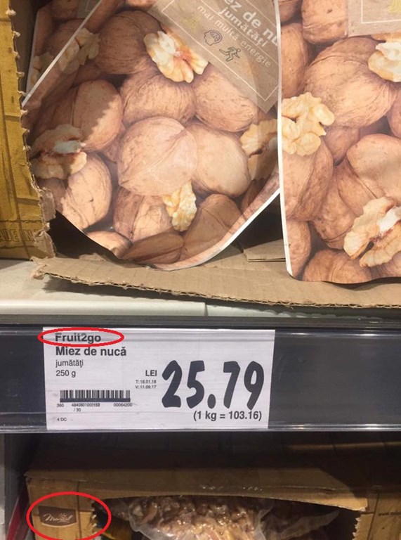 FOTO. Nucile din Moldova sunt vândute cu prețuri de zeci de ori mai ...